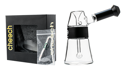 Cheech 5" Metal Wrapped Glass Bubbler – Hemp Haven