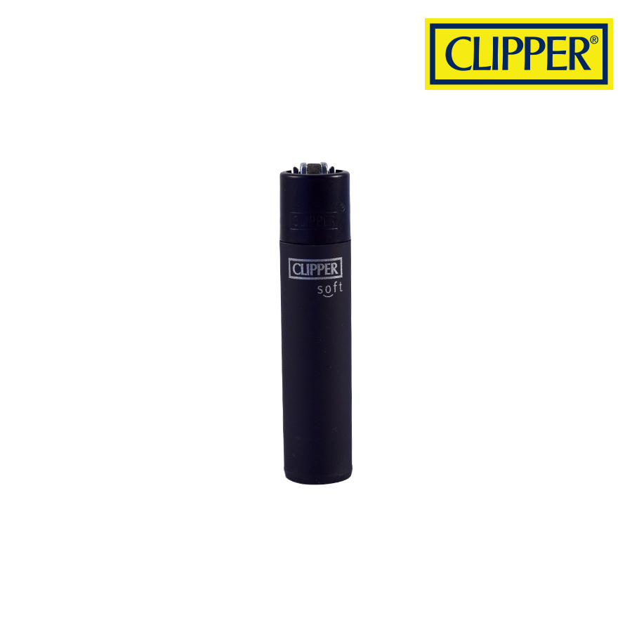Clipper Refillable Lighter Soft Solid Black – Hemp Haven