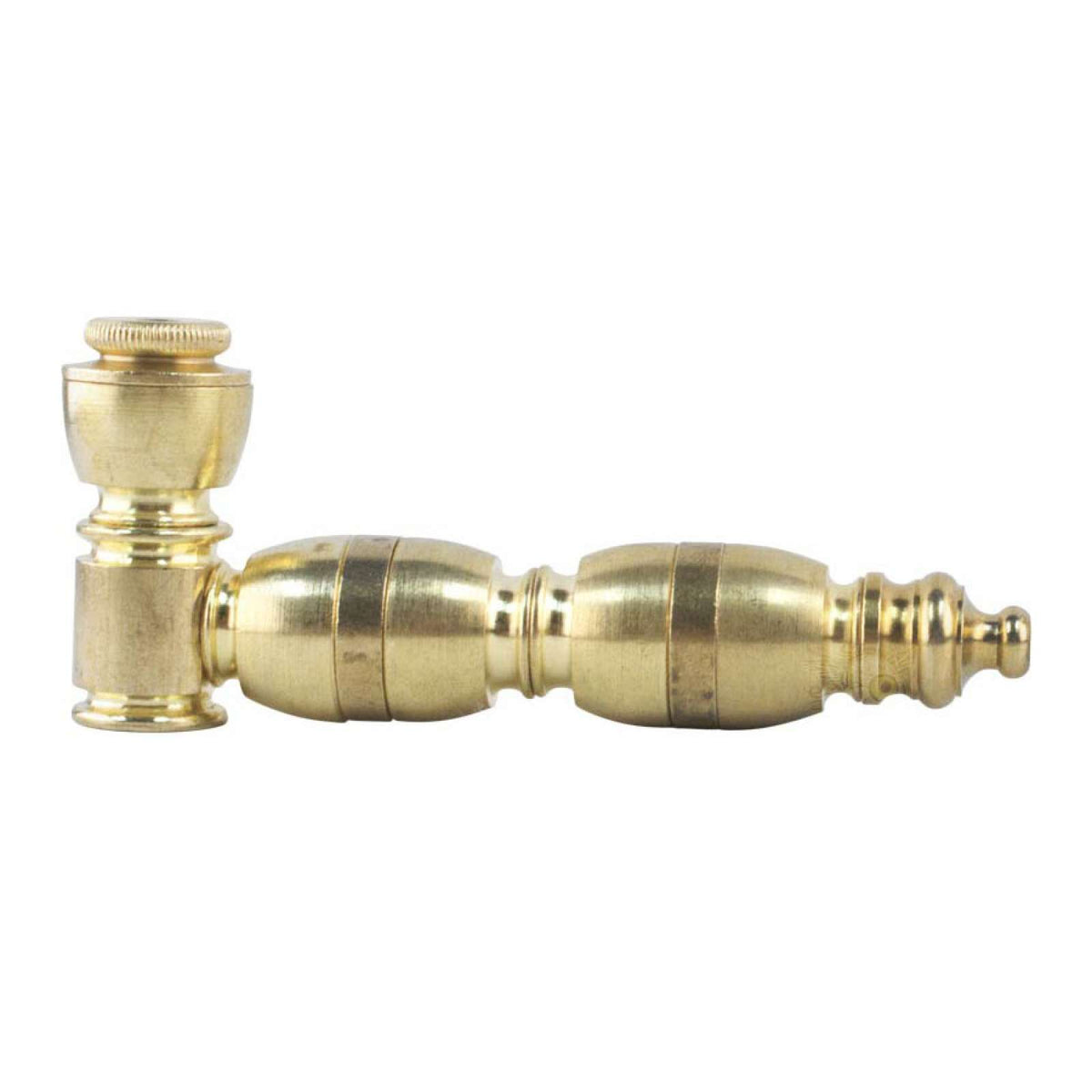 Double Chamber Metal Pipe – Hemp Haven